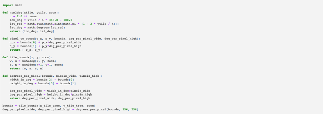 Let's get technical (Pt 2): Using Python data science libraries on web map tiles | Vexcel Data ...