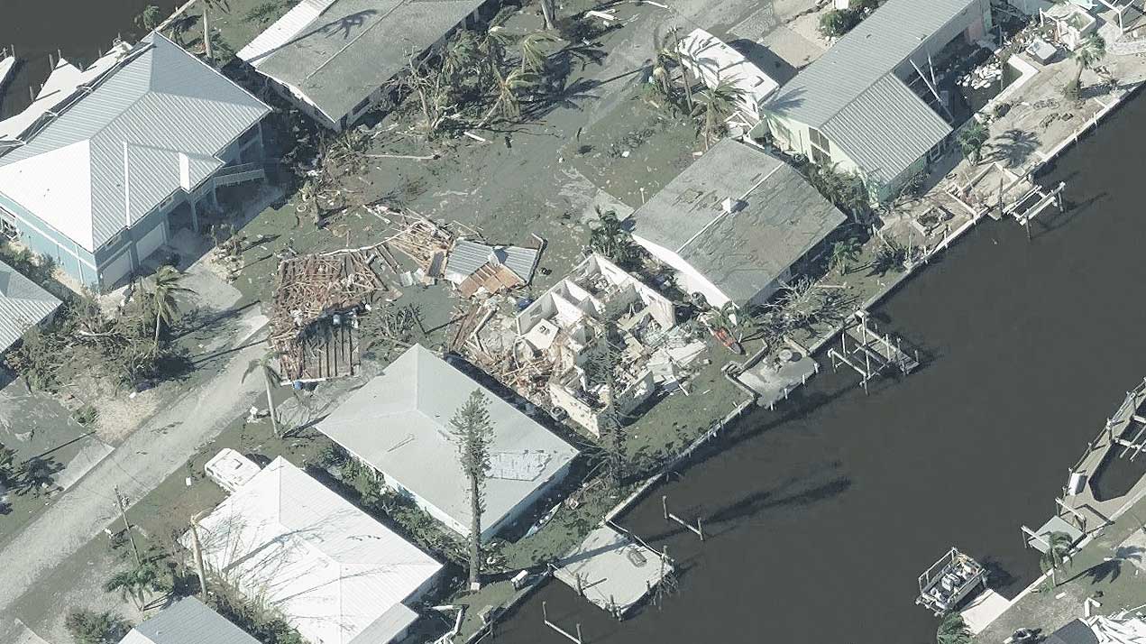 Capturing Hurricane Ian's Destructive Path | Vexcel Data Program