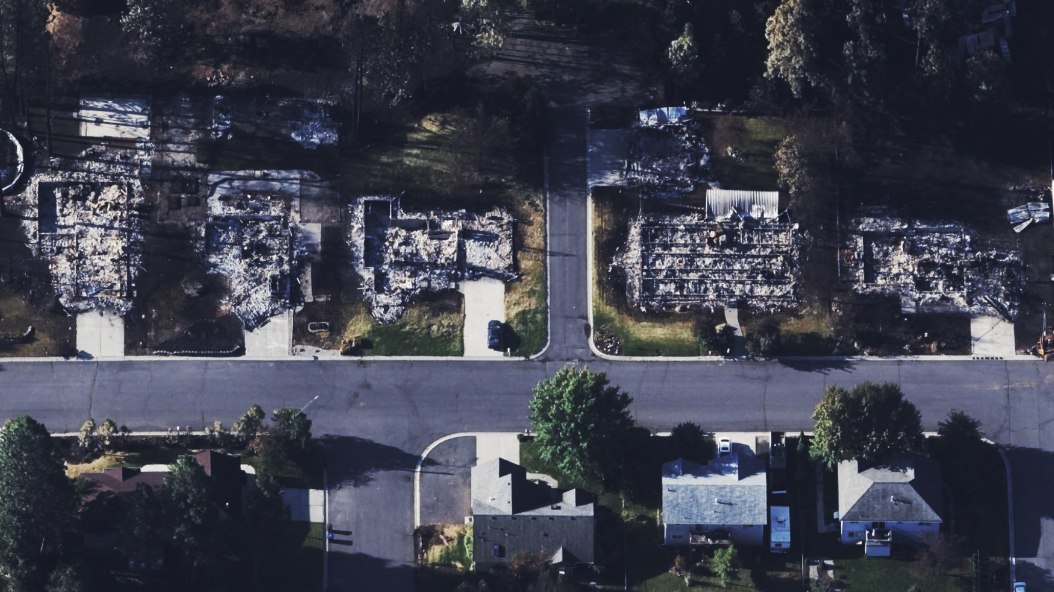 Gray Sky: Wildfire in Medical Lake, Washington | Vexcel Data Program