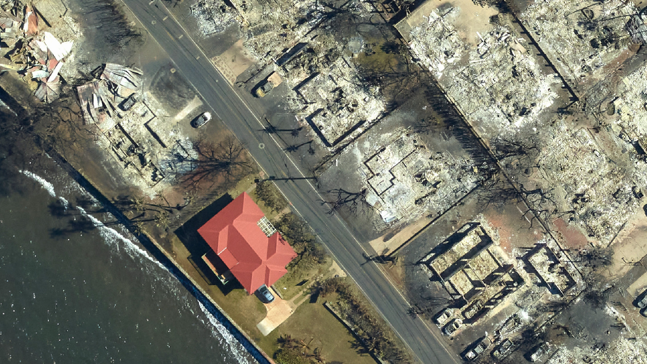 Gray Sky: Wildfires in Lahaina, Hawaii | Vexcel Data Program