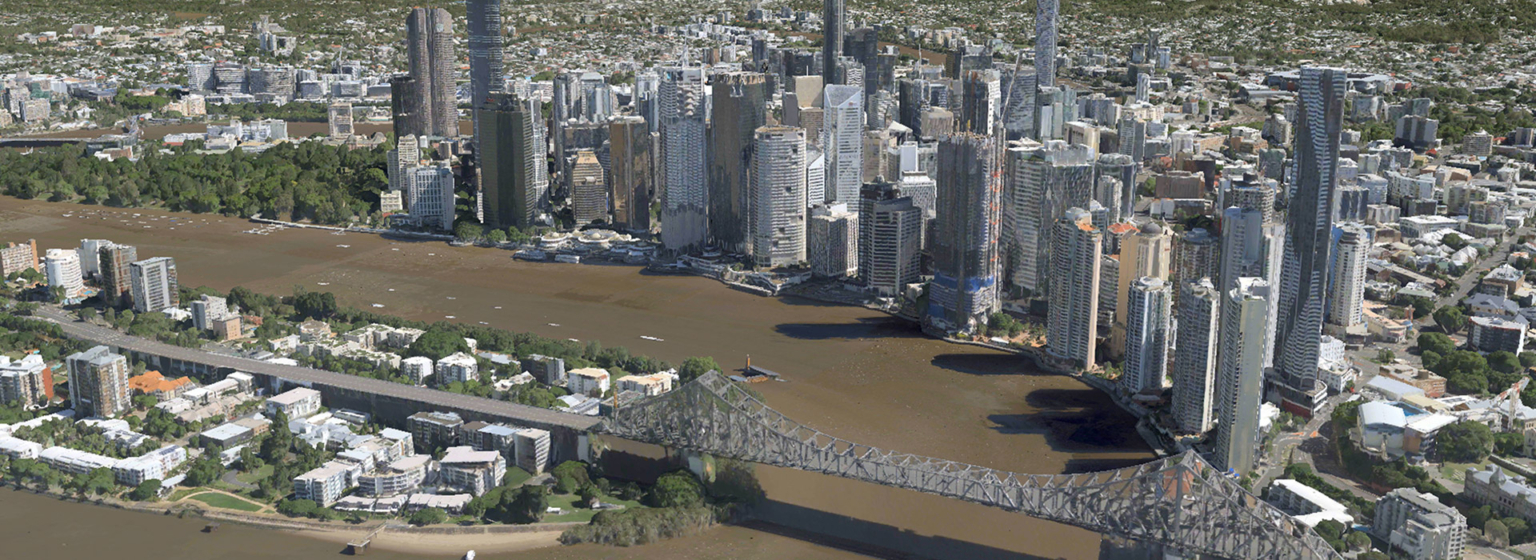 Brisbane, Australia 3D Model & 3D Map | Vexcel Australia