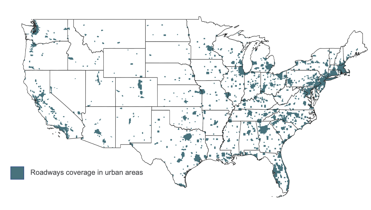 Elements: Roadways | Vexcel Data Program