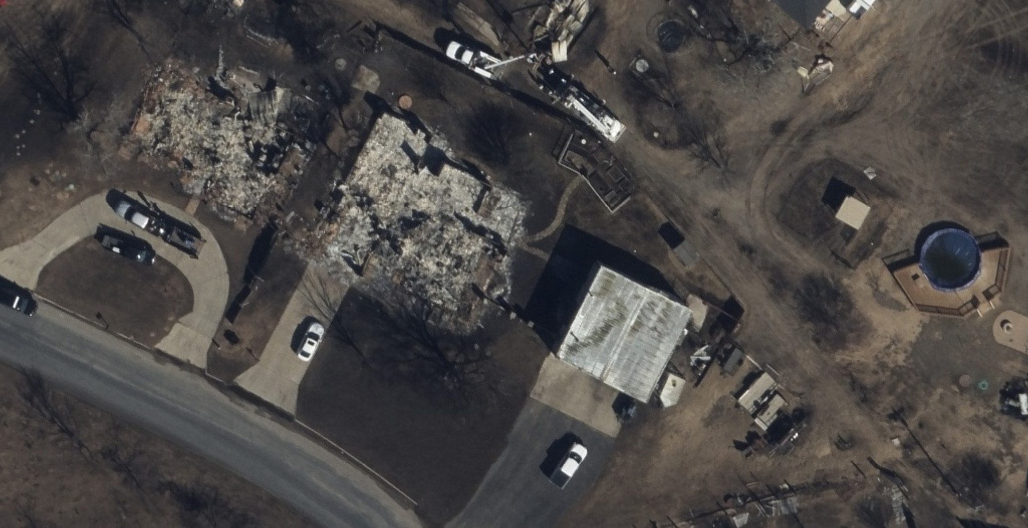 Gray Sky: Texas Fires | Vexcel Data Program