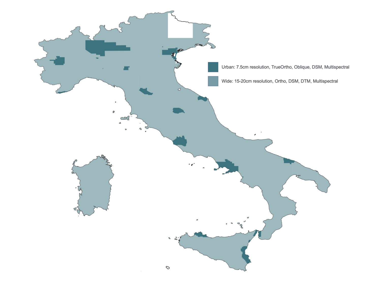 Aerial Imagery & Elevation Data of Italy | Vexcel Data Program