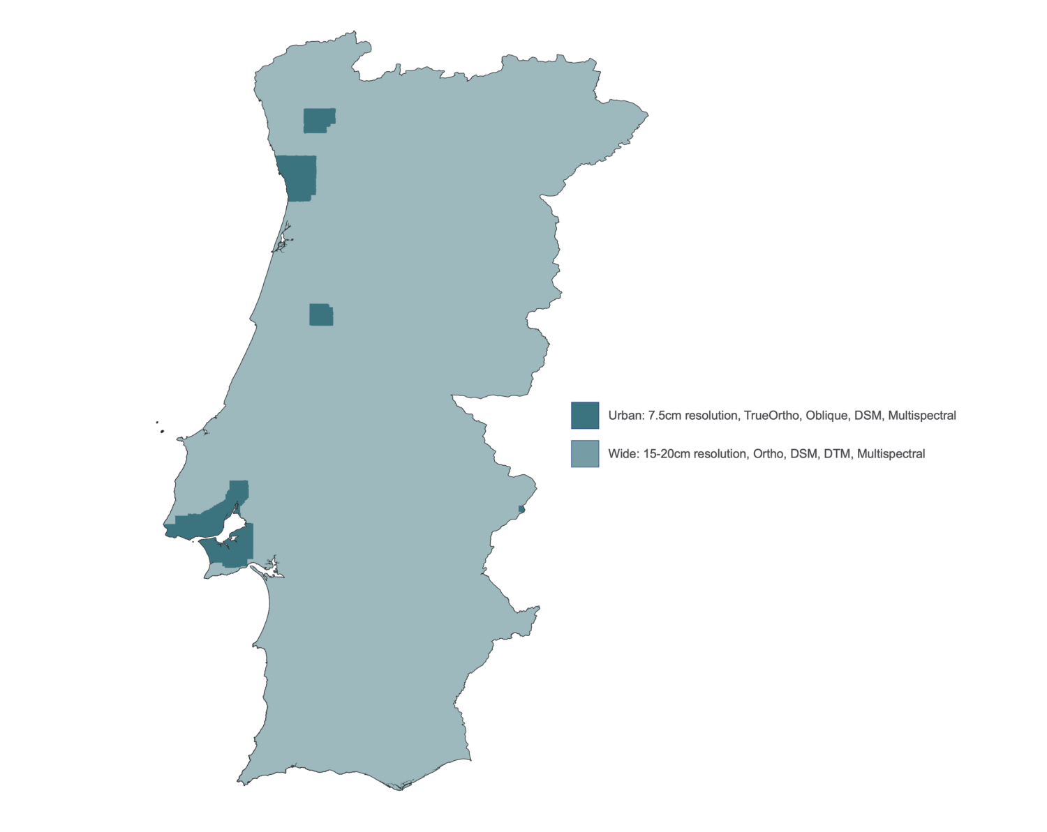 Aerial Imagery & Elevation Data of Portugal | Vexcel Data Program