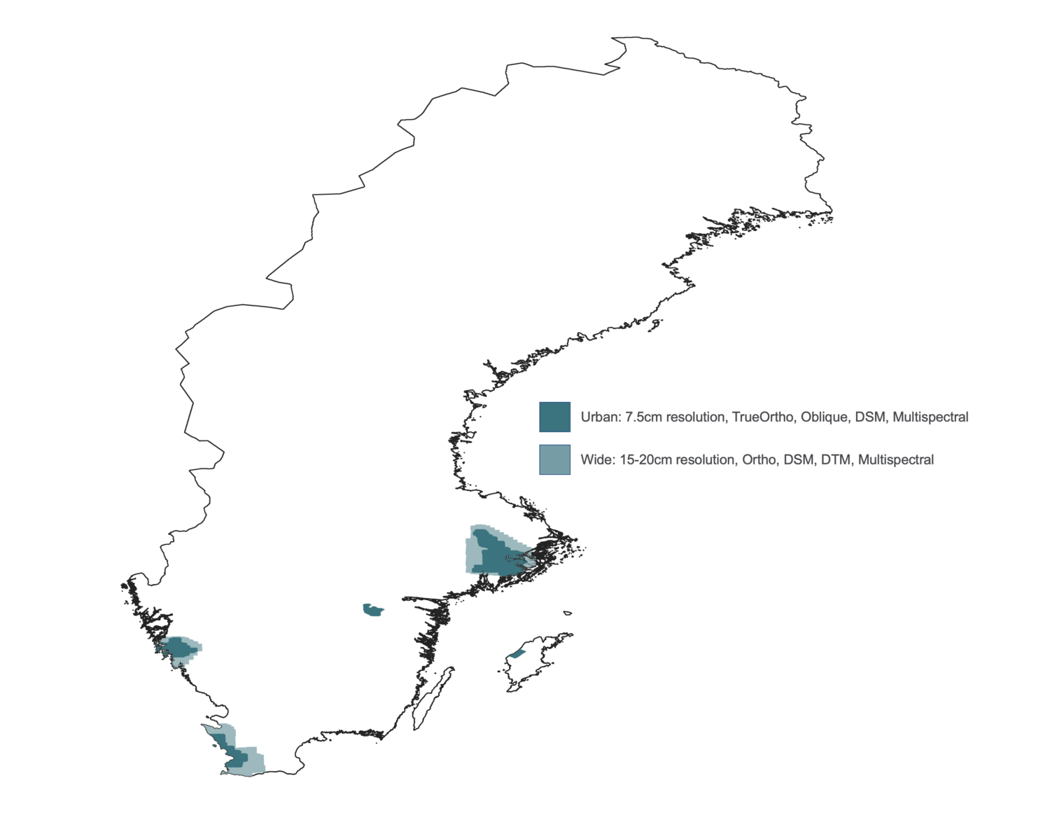 Best Aerial Imagery & Elevation Data of Sweden | Vexcel Data Program