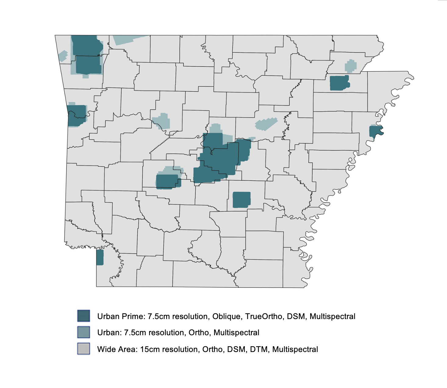 Arkansas Aerial Imagery | Vexcel Data Program