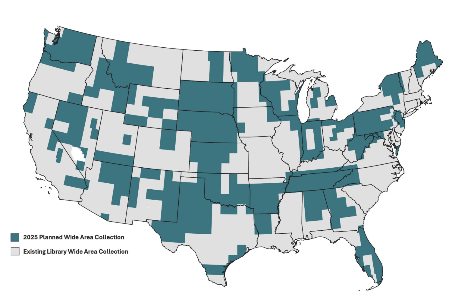 US Collection Plan & Coverage Maps | Vexcel Data Program