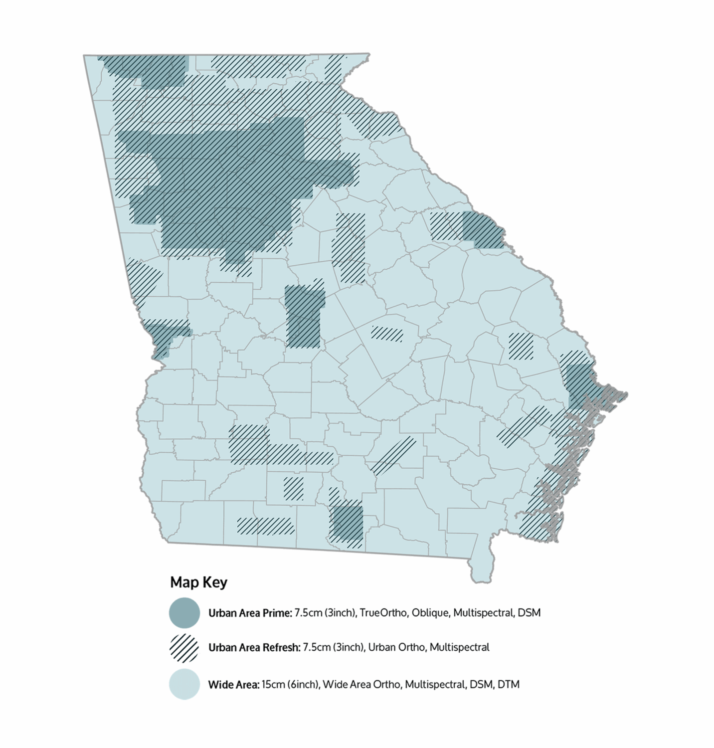 Georgia Aerial Imagery | Vexcel Data Program